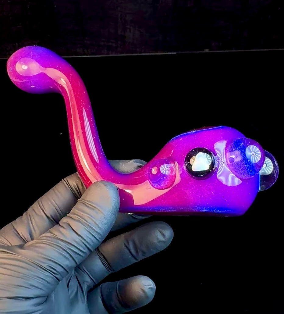 Midnight magenta opal bendy – HLGlass